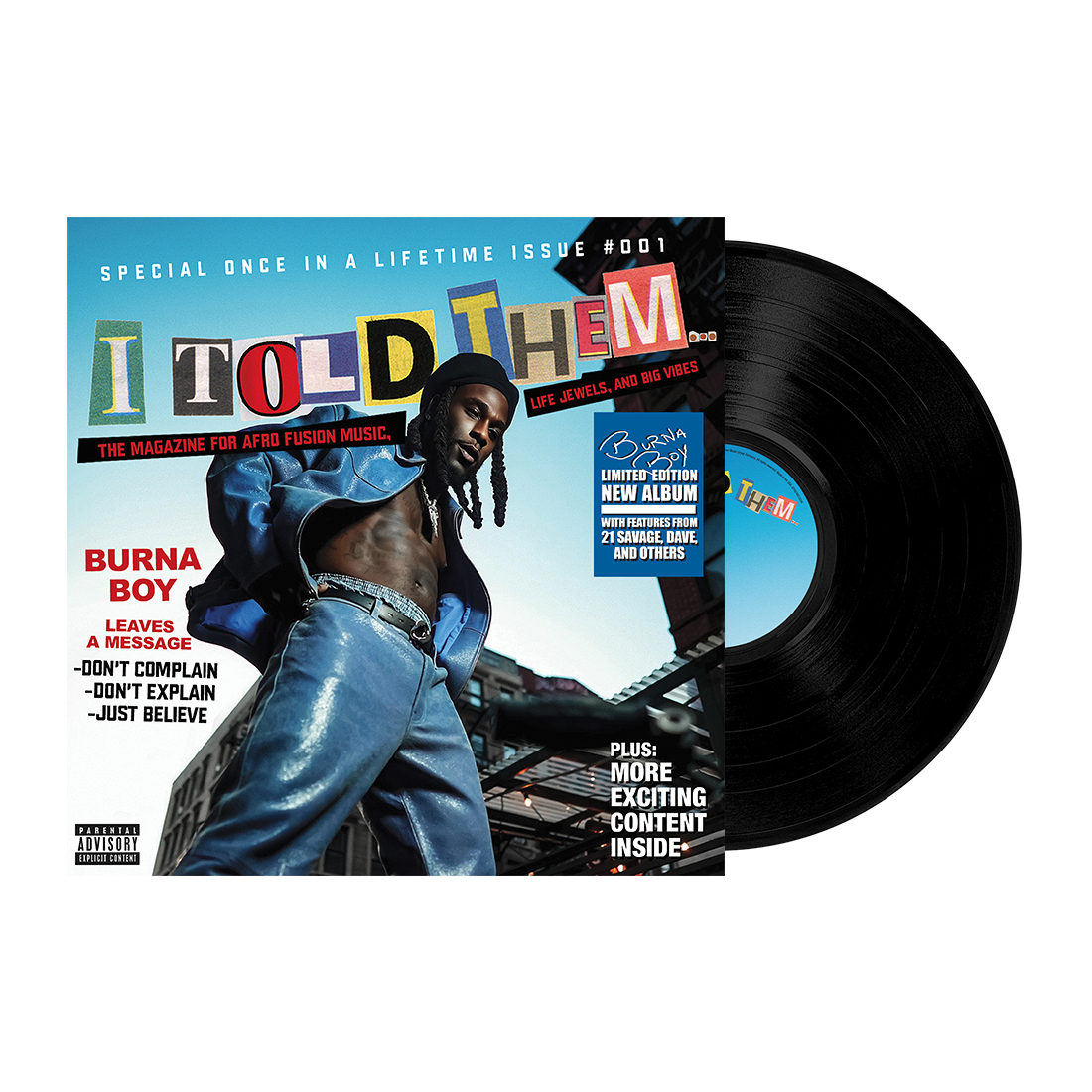 I Told Them... Vinyl – Burna Boy